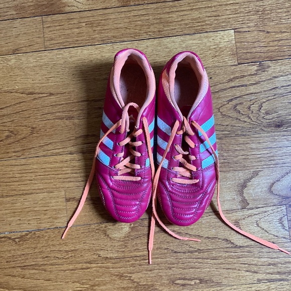adidas | Shoes | Red Adidas Soccer Cleats Size 6 2 | Poshmark